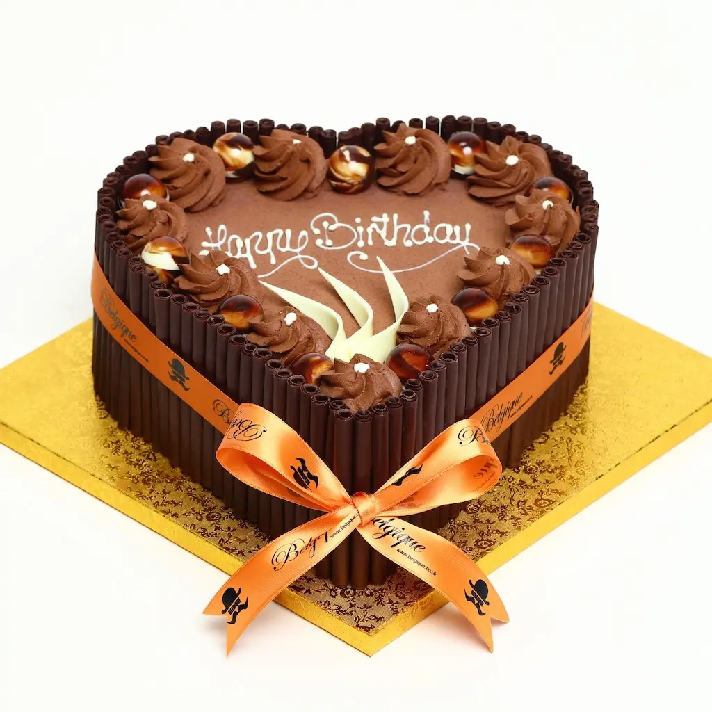 Heart-shaped Chocolate Cake - Perfect for Celebration